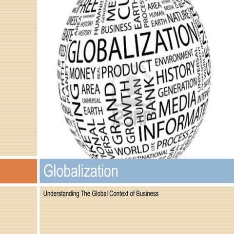 Globalization | PPTX | Commodities | Economy