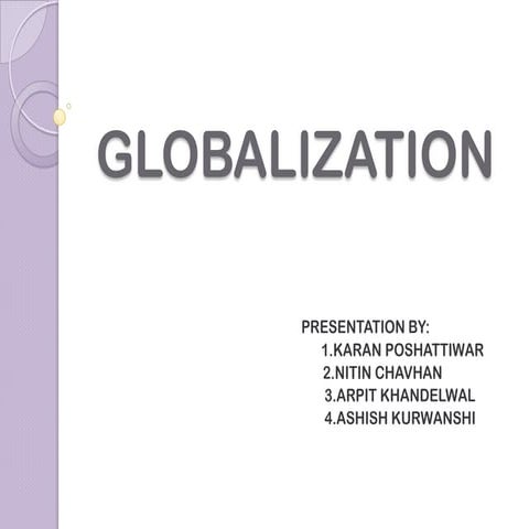 Globalization | PPTX