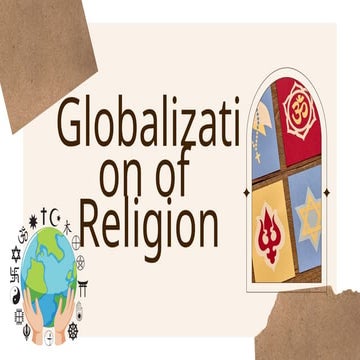 Globalization-of-Religion. Introduction. | PPTX