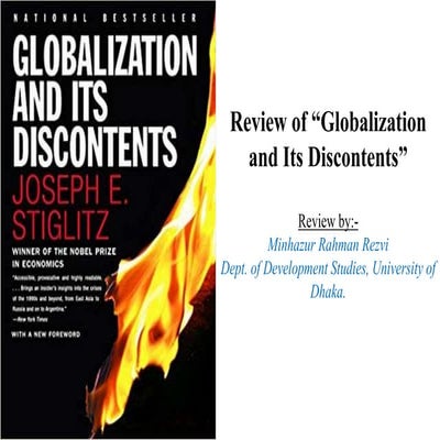 Globalization and it's discontents | PPT