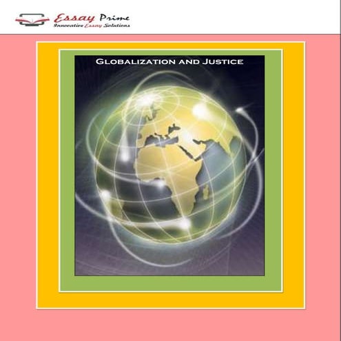 Globalization and Justice Essay Sample | PDF