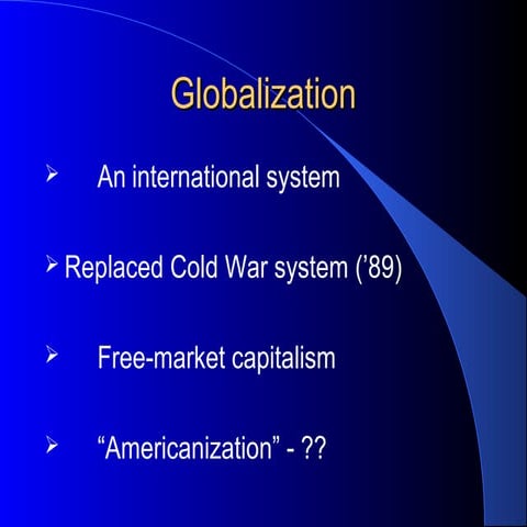 Globalization ch 1 | PPT