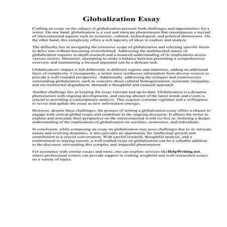 Globalization Essay.pdf