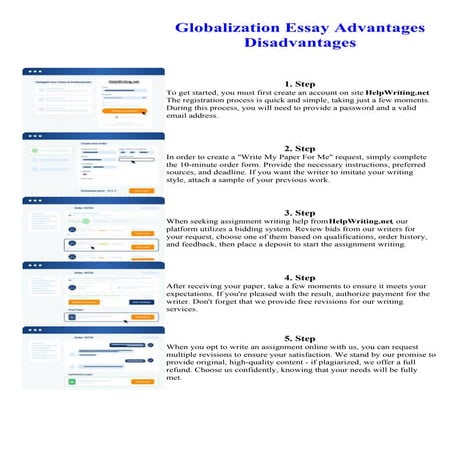 Globalization Essay Advantages Disadvantages | PDF