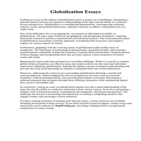 Globalization Essays.pdf
