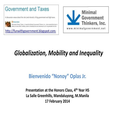 Globalization, Mobility and Inequality | PDF