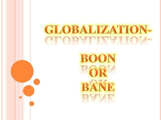 Unit 5 topic-5(globalisation-nature and stages) | PPT