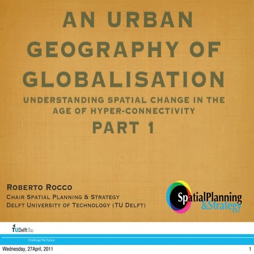 An Urban Geography of Globalisation PART 1 | PDF