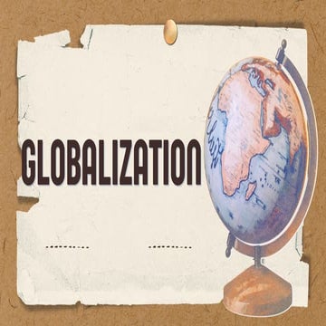 GLOBALIZATION IN CONTEMPORARY WORLD PPT | PDF