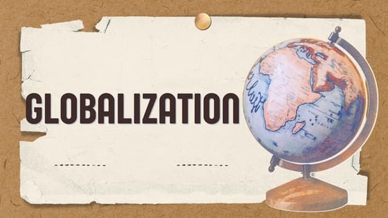 TCW CONCEPT MAP - Globalization (1).pdf | Business | Business and Finance