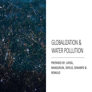 Globalization & Water Pollution in all area.pptx
