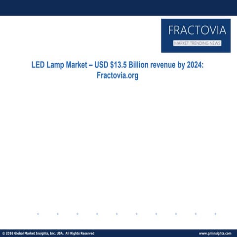 LED Market PPT | PPTX