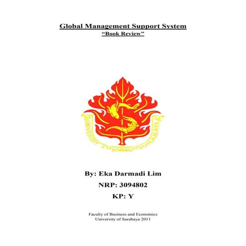 Global management support system | PDF | Business | Business and Finance