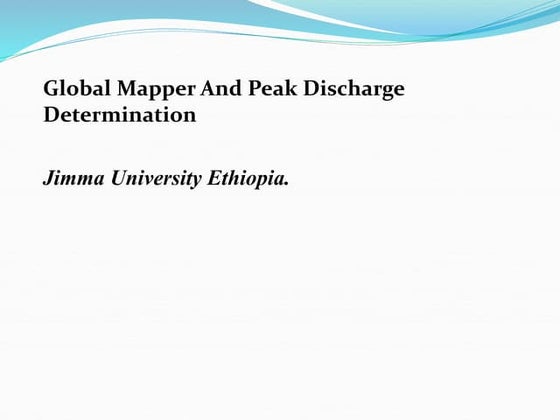 Global mapper | PDF