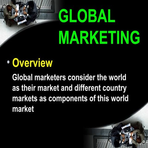 Global marketing | PPT