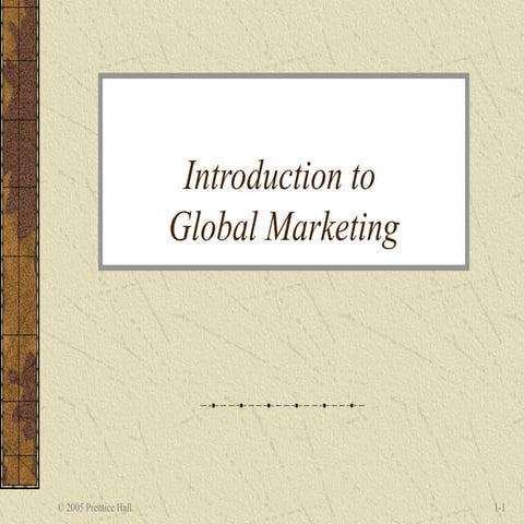Global marketing | PPT
