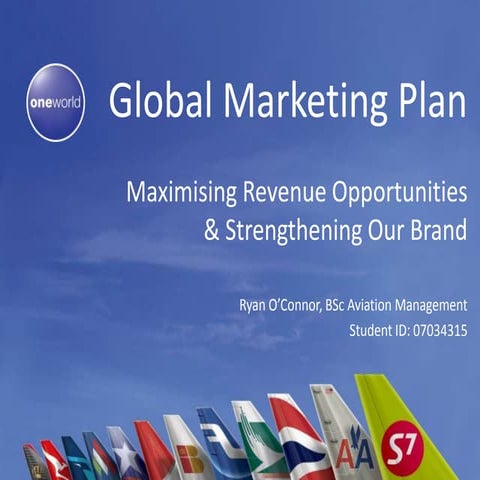 Global Marketing Plan 2011 2012 | PPT