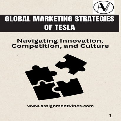 Global Marketing Strategies of Tesla: Navigating Innovation ...