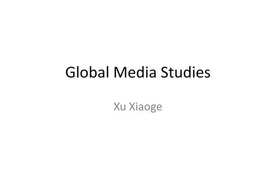 Media Empowerment for Global Shapers | PPT