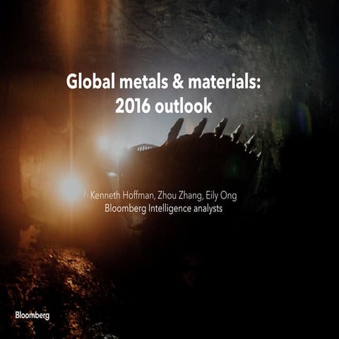 Global metals & materials: 2016 outlook | PDF