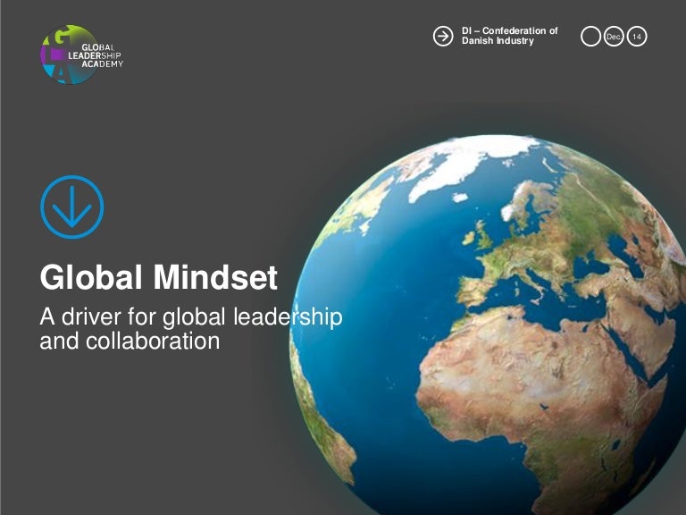 Global mindset concept