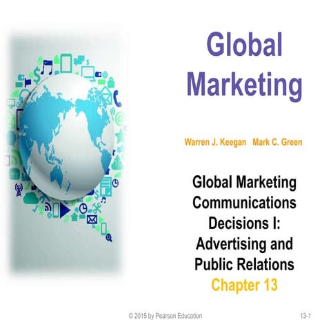 Global mktg chap13 | PPT
