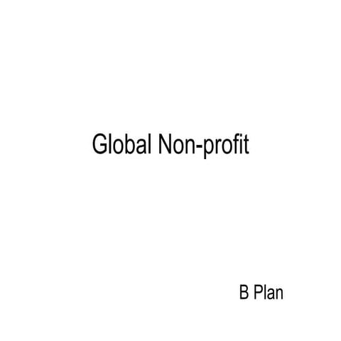 Global non-profit | PPT