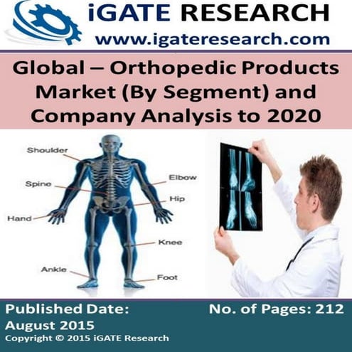 Europe Orthopedic Devices Market Outlook to 2018 - Arthroscopy, Cranio ...