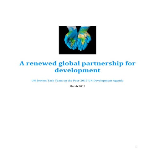 Global partnership report | PDF