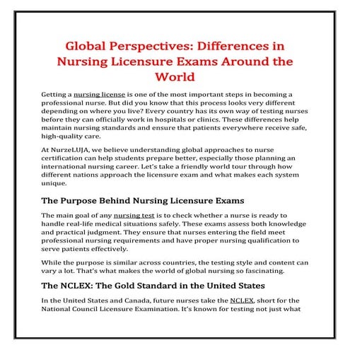 Global Perspectives_ Differences in Nursing Licensure Exams Around the World.pdf