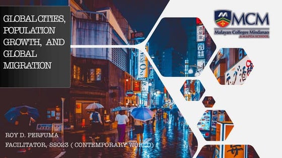 Global Population and Mobility | PPTX