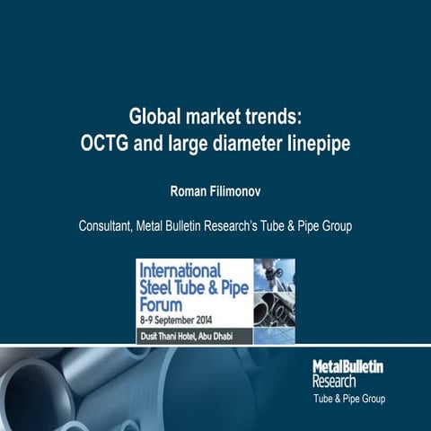 Global market trends: OCTG and large diameter linepipe | PPTX ...