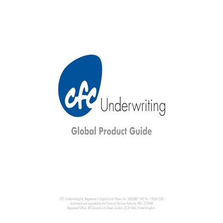 CFC\'s Global Product Guide | PDF