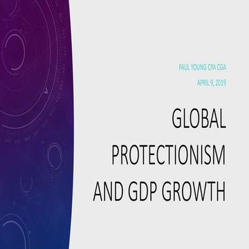Global Protection and Subsidies| Analysis and Commentary | PPTX