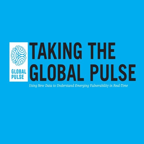 Taking the Global Pulse - Photo Book | PPT