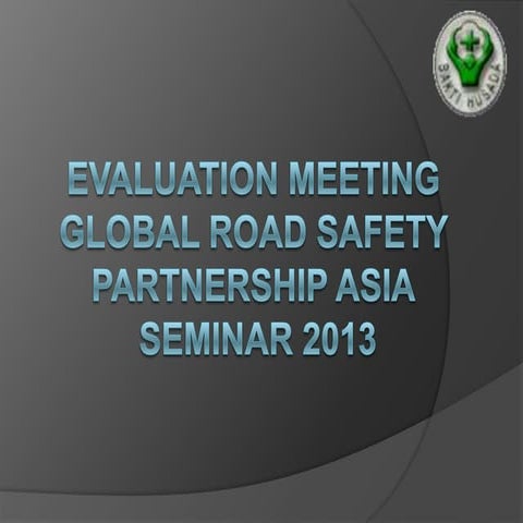 GRSP Meeting Follow Up, Ministry of Health Indonesia | PPTX