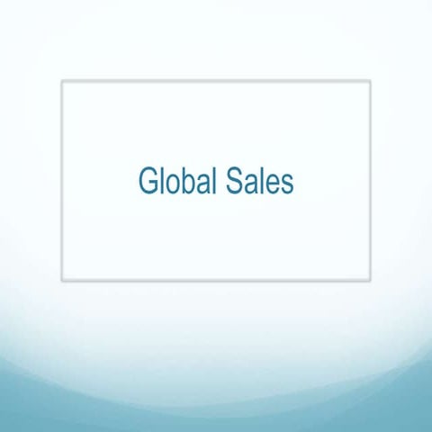 Global sales powerpoint | PPTX