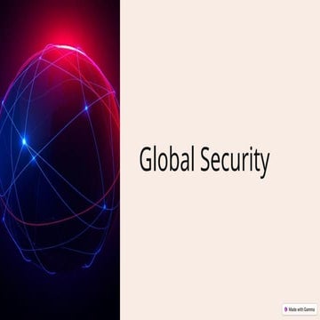 Comprehensive Global Security and Risk Management | PPTX