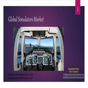 Global simulators market | PPT