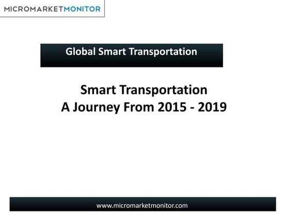 10 Ways Intelligent Transportation Makes A Difference | PDF