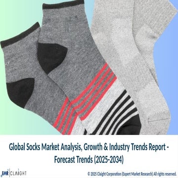 Socks Market Size, Share and Industry Report | 2034 | PPTX