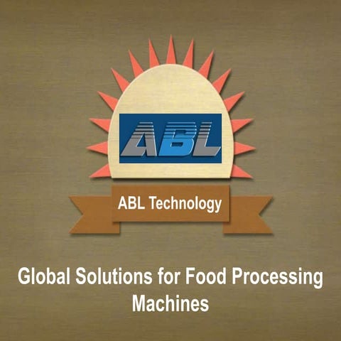 Food processing machines | PPT