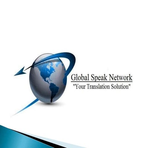 Global speak network logo | PPT