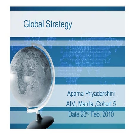 Global Strategy | PDF