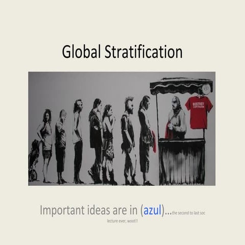 Global stratification | PPT
