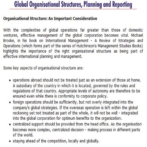 Global structure | PPTX