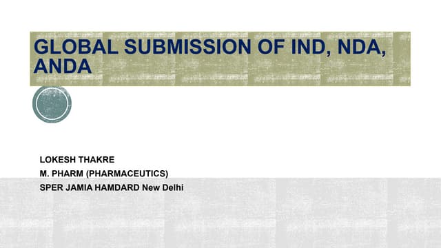 NDA and ANDA regulatory approval process | PDF