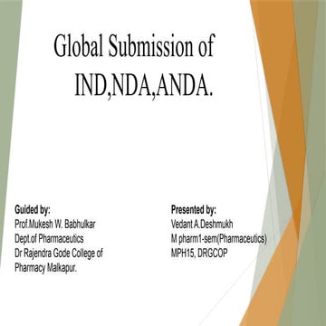 INDA/NDA/ANDA | PPTX