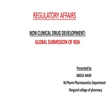 global submission of NDA .pptx