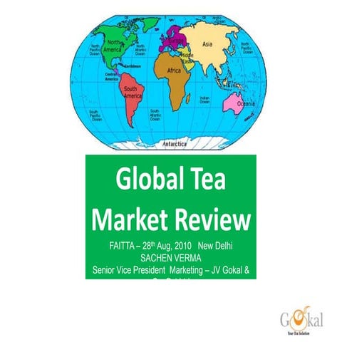 Global tea market review faitta presentation | PPTX